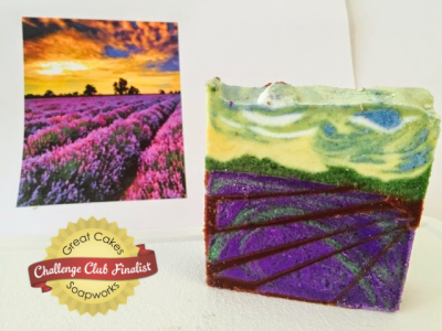 Challenge Club Landscape Soap Winners! | Great Cakes Soapworks